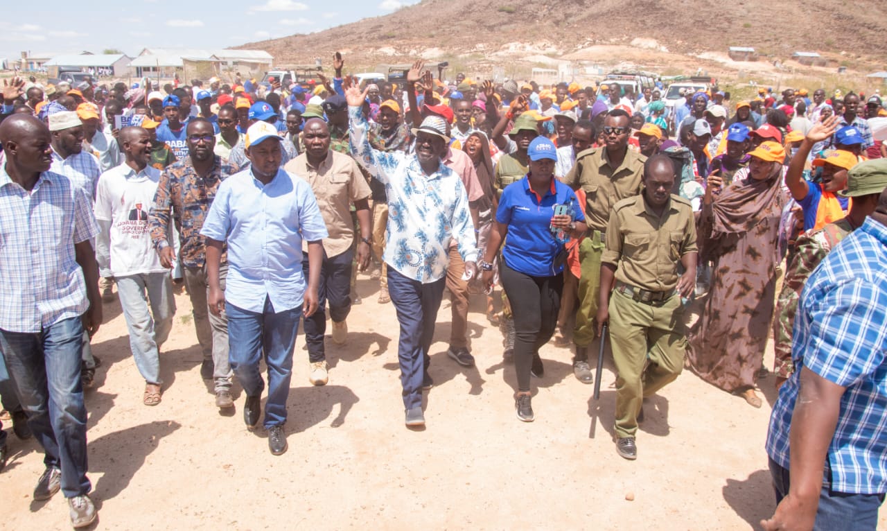 NTV Kenya: Raila rallies in Isiolo, promises to address insecurity in ...