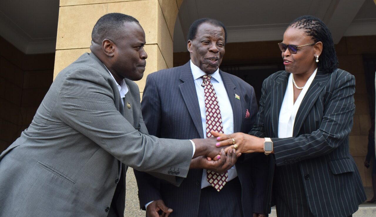 NTV Kenya: Leonard Mambo Mbotela sworn in as member of National Heroes ...