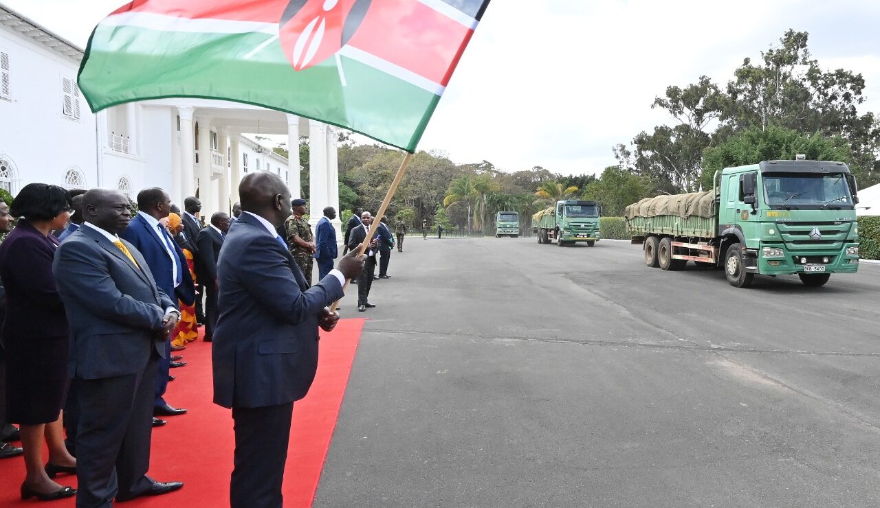 NTV Kenya: President Ruto flags off food relief to famine-stricken counties