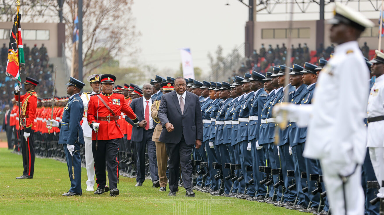 NTV Kenya: Pomp, colour and gifts as military sends off President Kenyatta