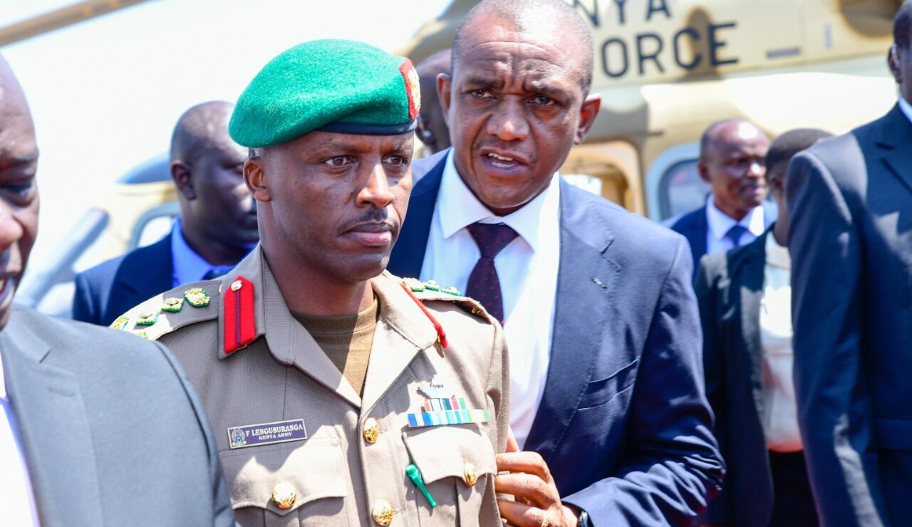NTV Kenya: Change of guard: Col. Lengusuranga takes over as Ruto’s Aide ...