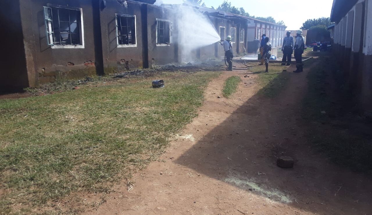 NTV Kenya: Fire razes down dormitory at Teremi high school, Bungoma