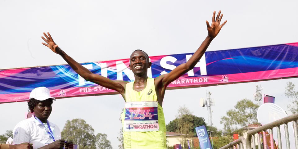 NTV Kenya: Vincent Ngetich, Catherine Relin winners of Nakuru City Marathon
