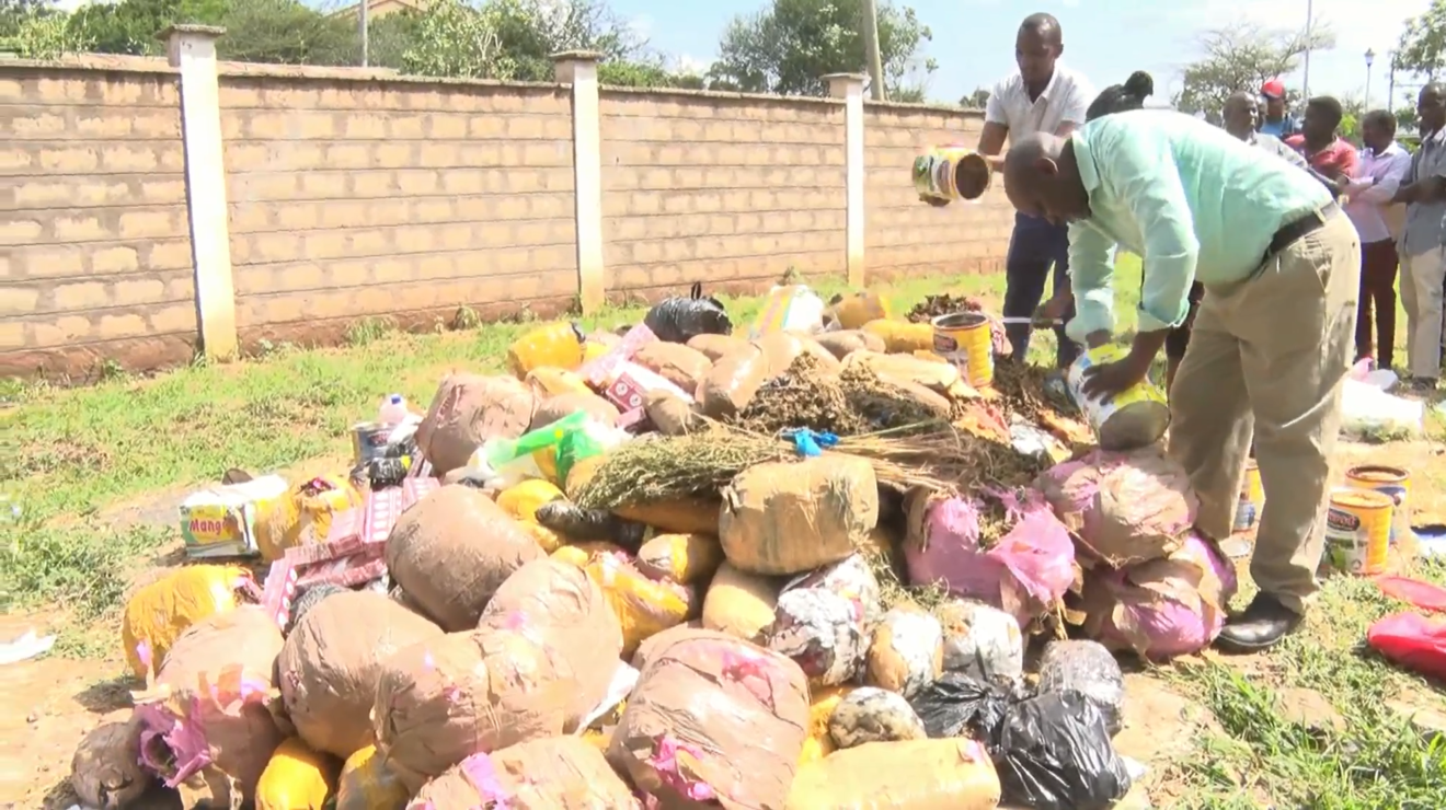 NTV Kenya: Massive bhang bust burned in Isiolo