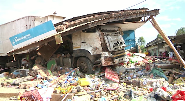 NTV Kenya: Four people seriously injured after a trailer rams into ...