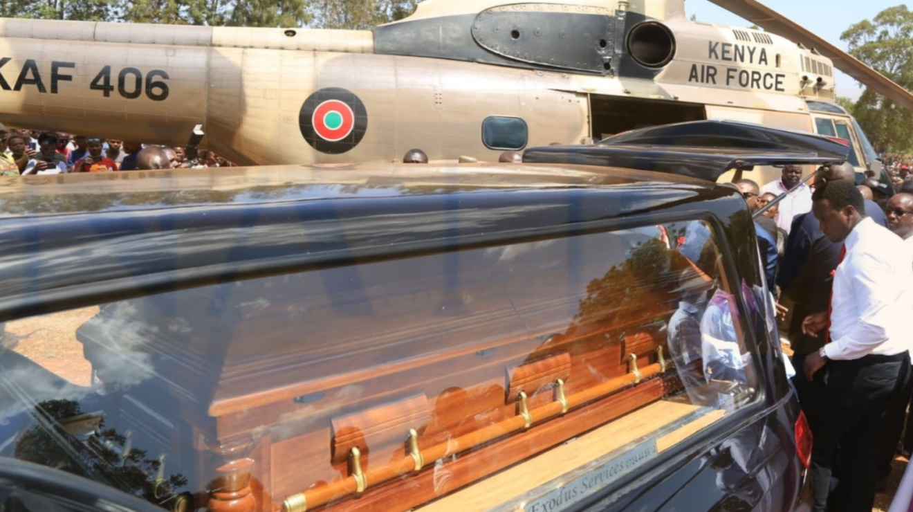 NTV Kenya: Thousands gather for the funeral of former Education CS ...