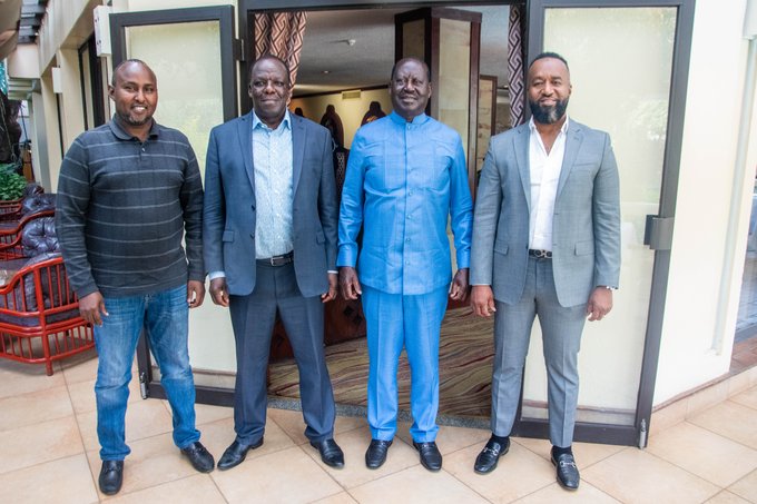 NTV Kenya: Junet, Joho meet Raila for lunch after months of loud ...