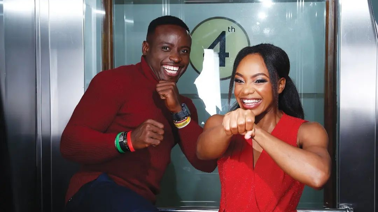 NTV Kenya: Family affair: Omanyala’s wife wants to secure fastest woman ...