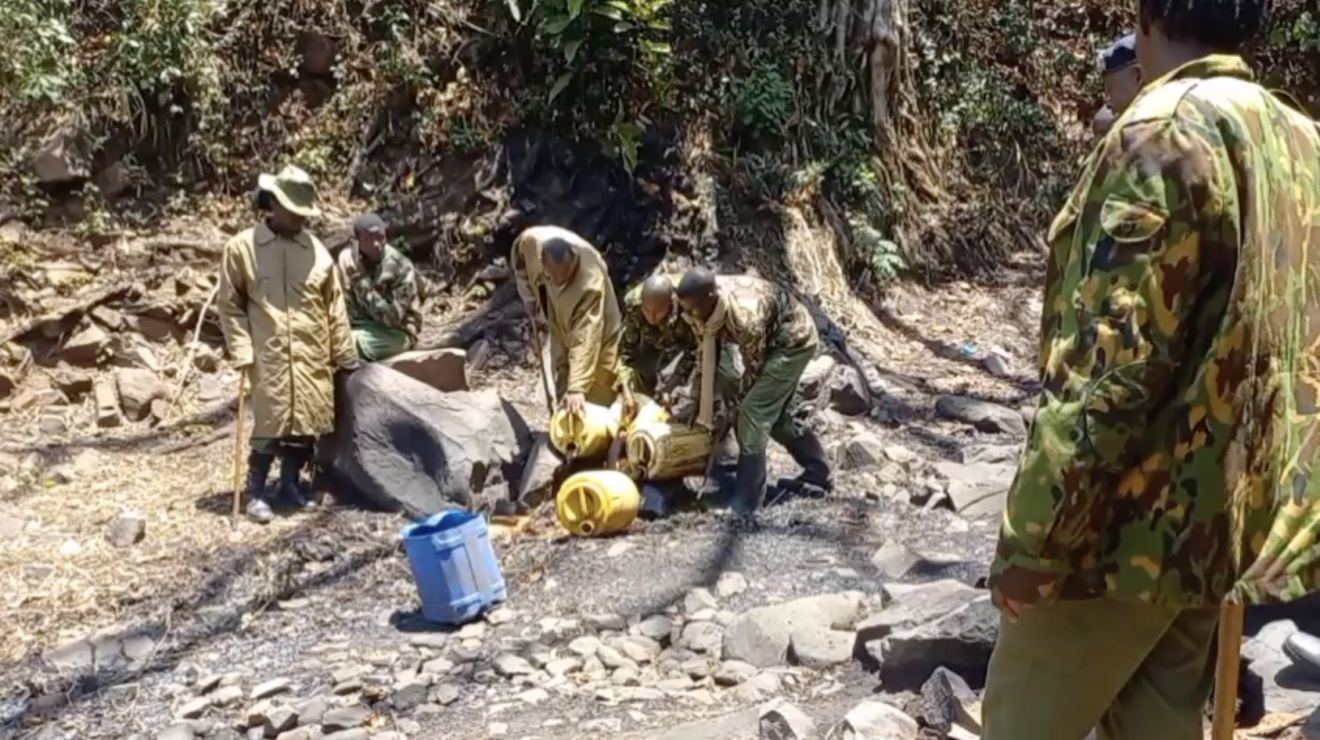 NTV Kenya: Police nab 5000 litres of illicit brew in Kericho