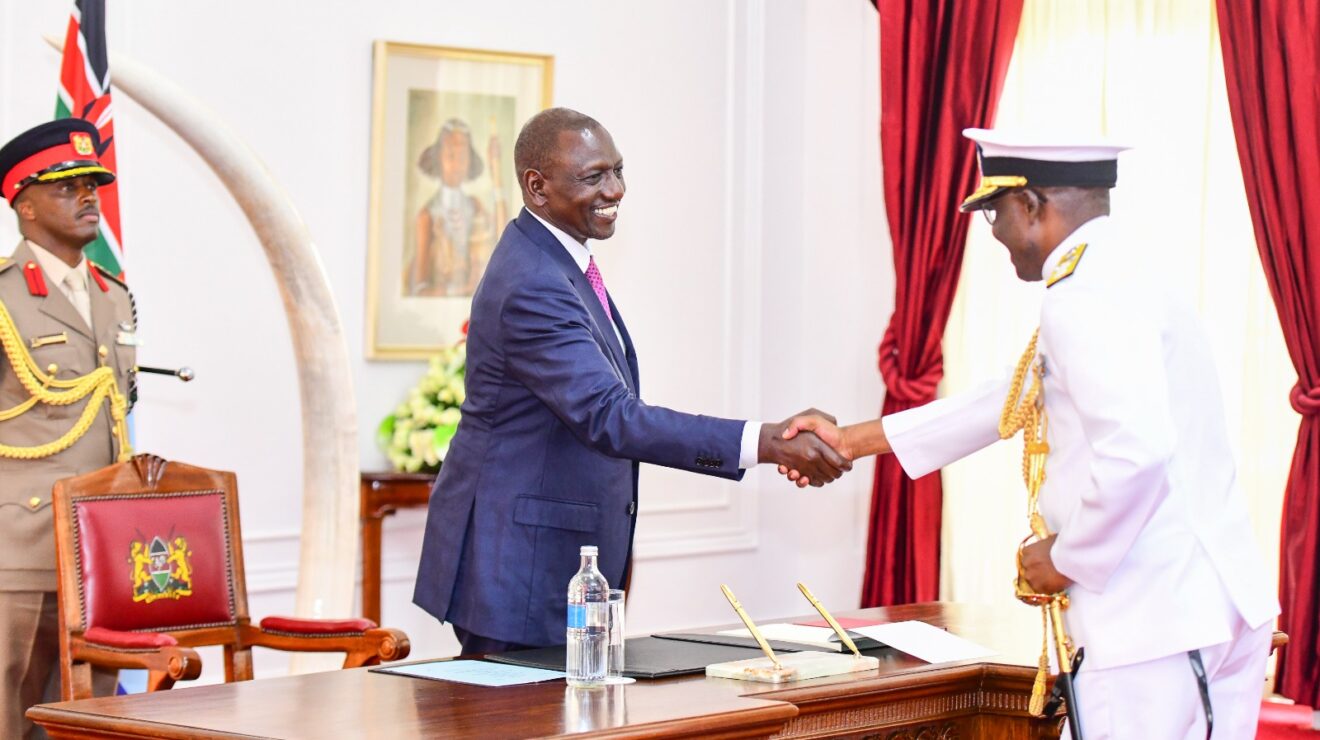 NTV Kenya: Bruno Shioso sworn in as new Kenya Coast Guard boss