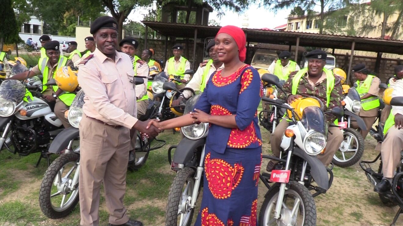 NTV Kenya: Chiefs in Malindi benefit from a donation of 21 motorcycles to ease their mobility