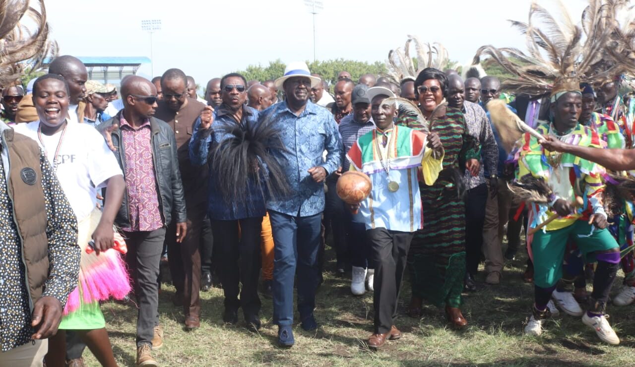 NTV Kenya: IN PICTURES: Raila attends Piny Luo cultural festival in ...