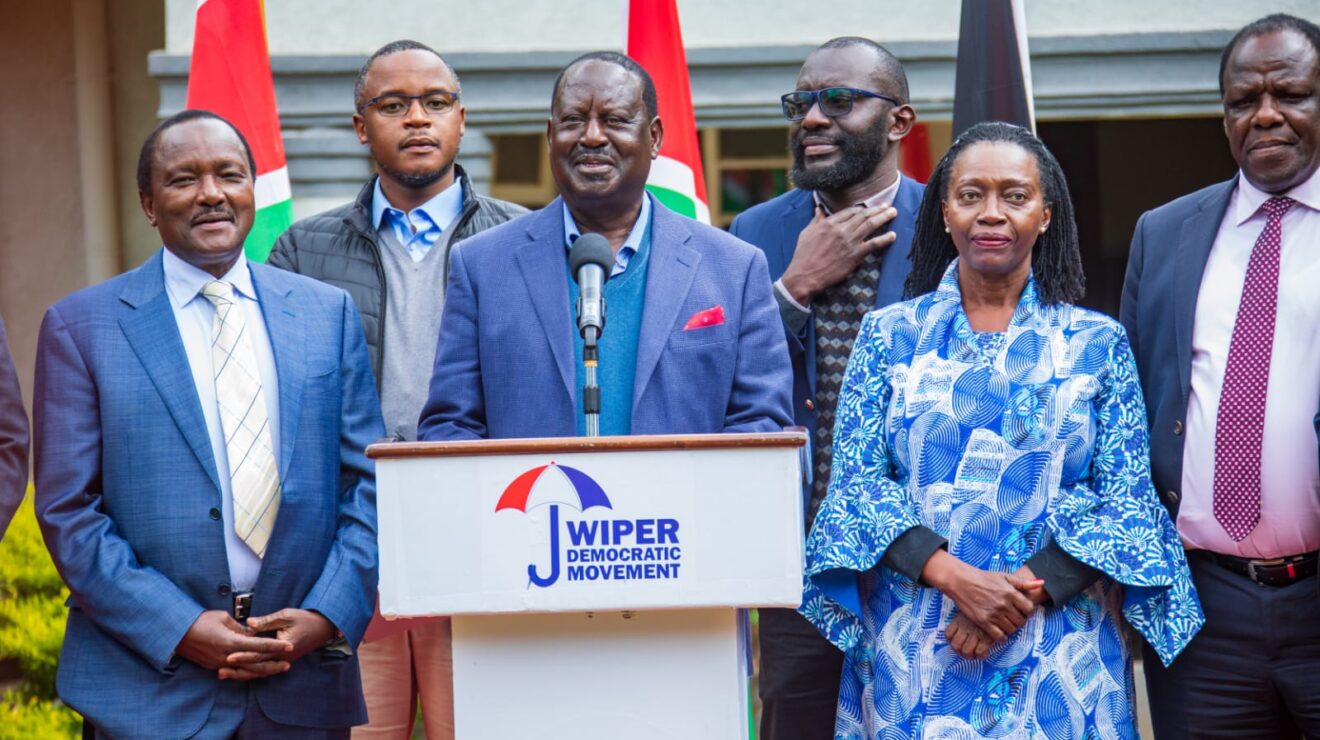 NTV Kenya: Raila, Ruto talks: Kalonzo to lead Azimio five-member negotiation team