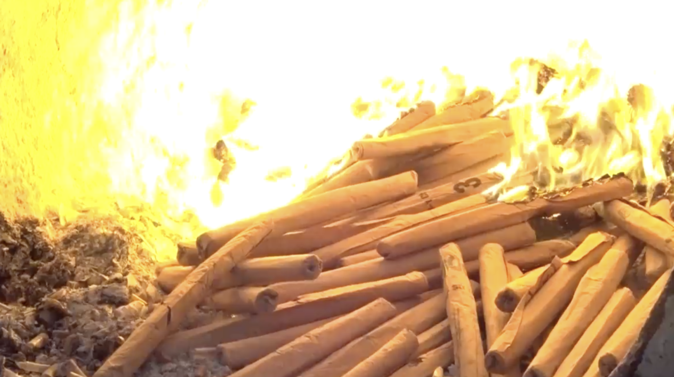 NTV Kenya: Bhang, heroin worth Sh25 million destroyed in Malindi