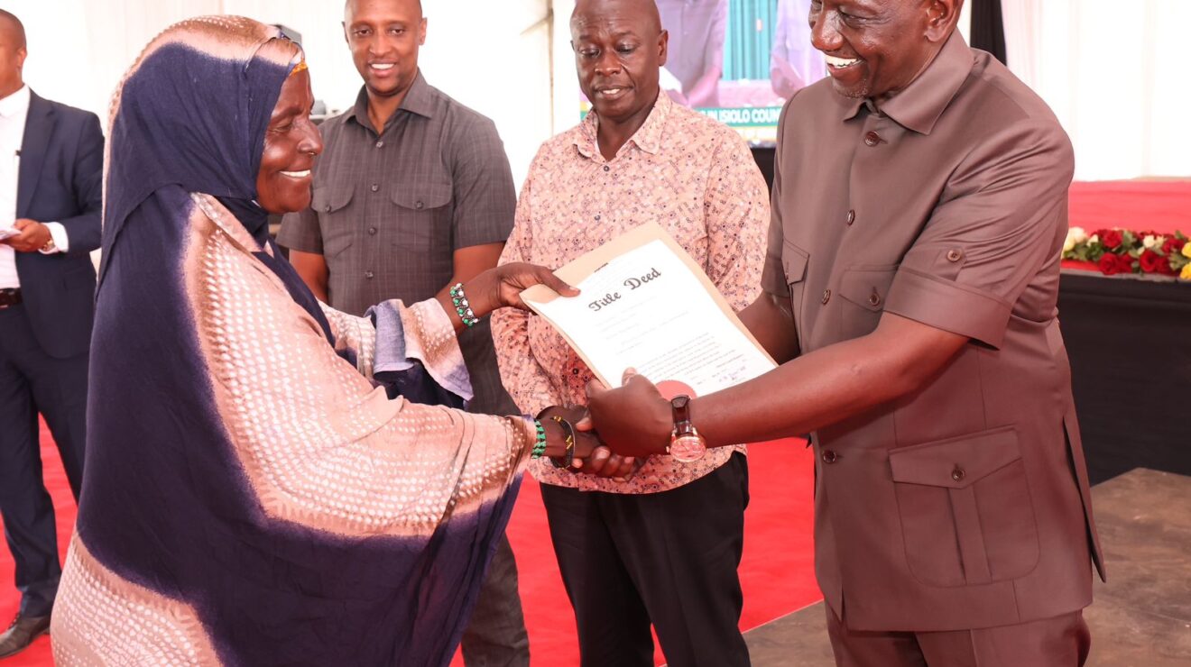 NTV Kenya: President Ruto pledges 7000 title deeds to Isiolo residents ...