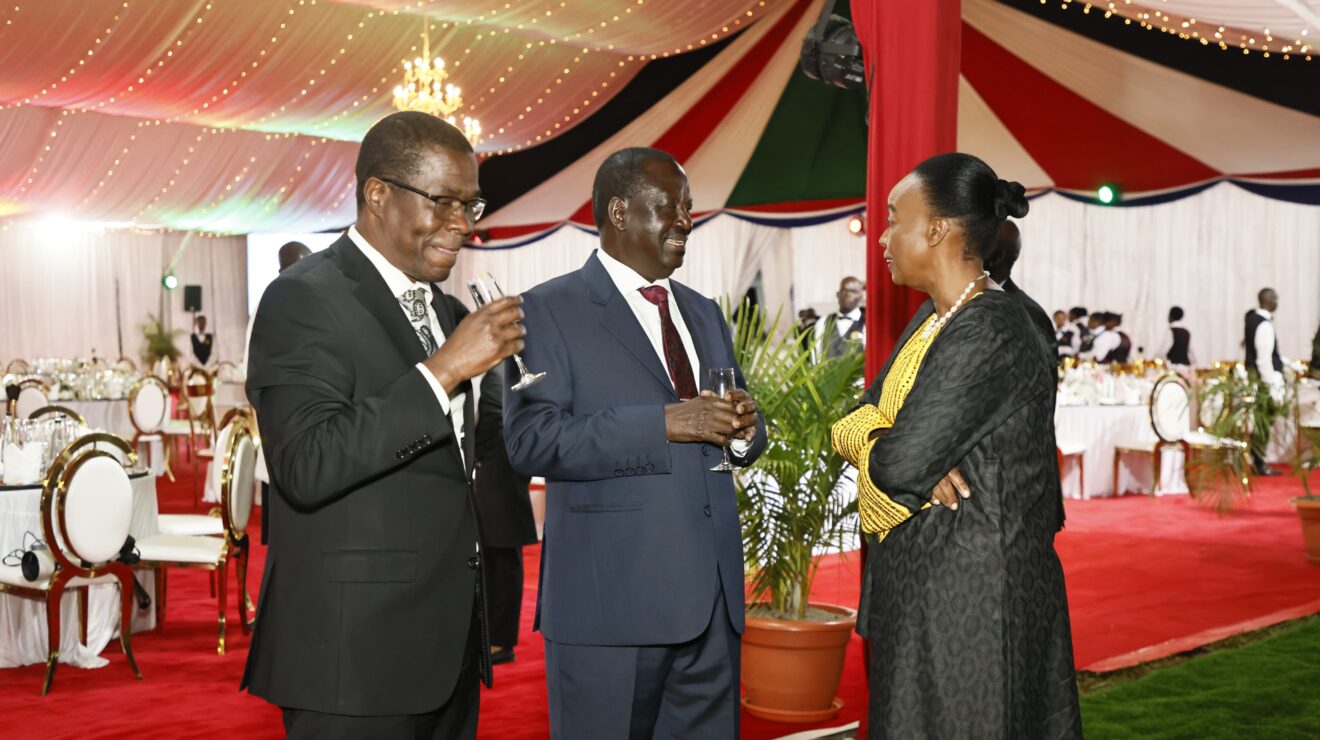 NTV Kenya: Raila Odinga joins leaders at State House for banquet with visiting royals