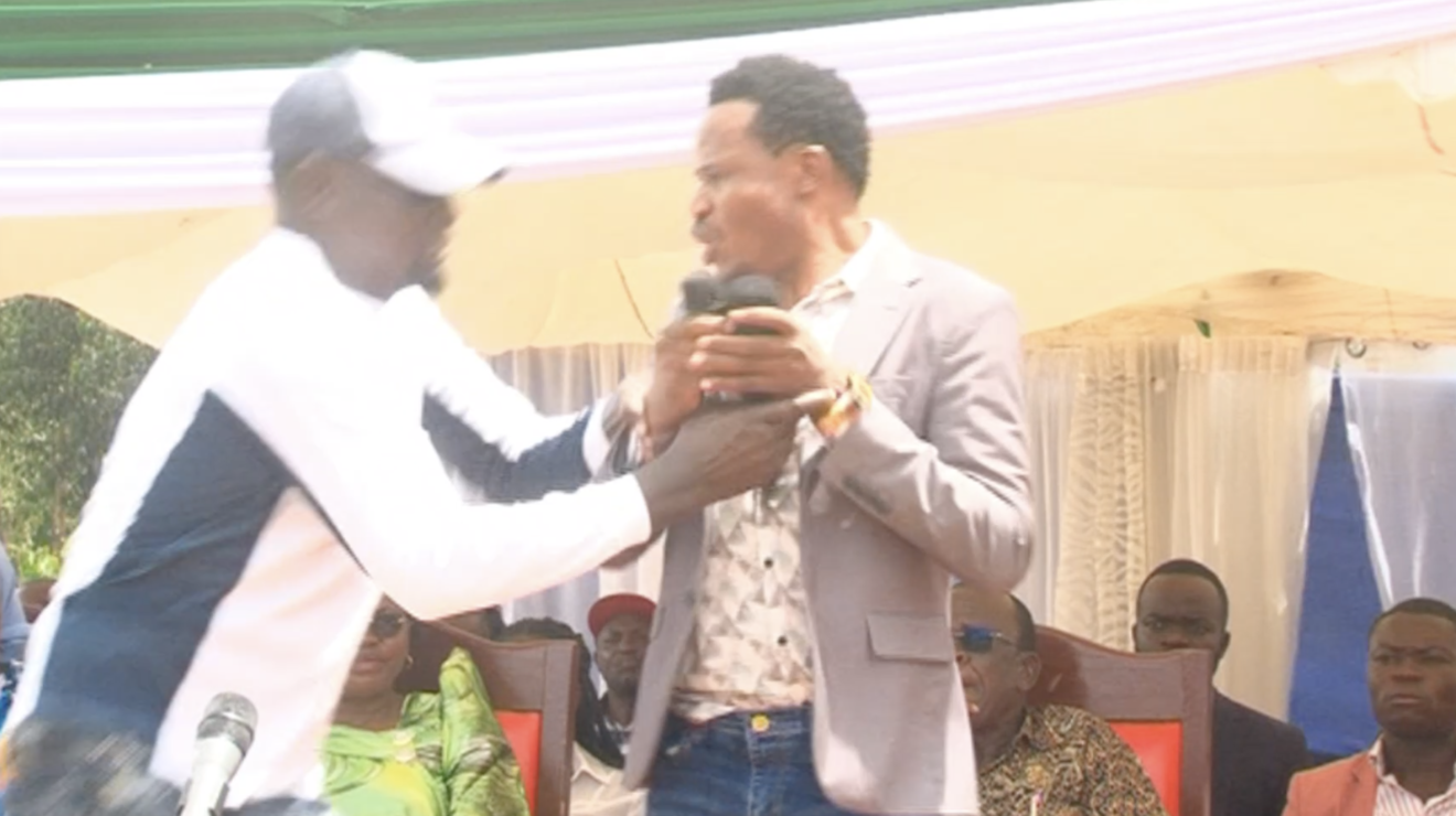 NTV Kenya: Drama as rowdy youths attack, eject MP Peter Salasya from church