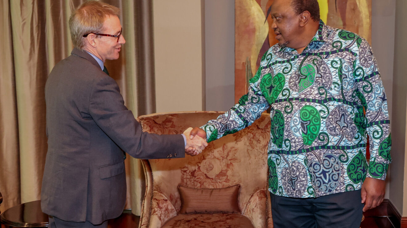 NTV Kenya: In pictures: Uhuru meets new UK High Commissioner Neil Wigan