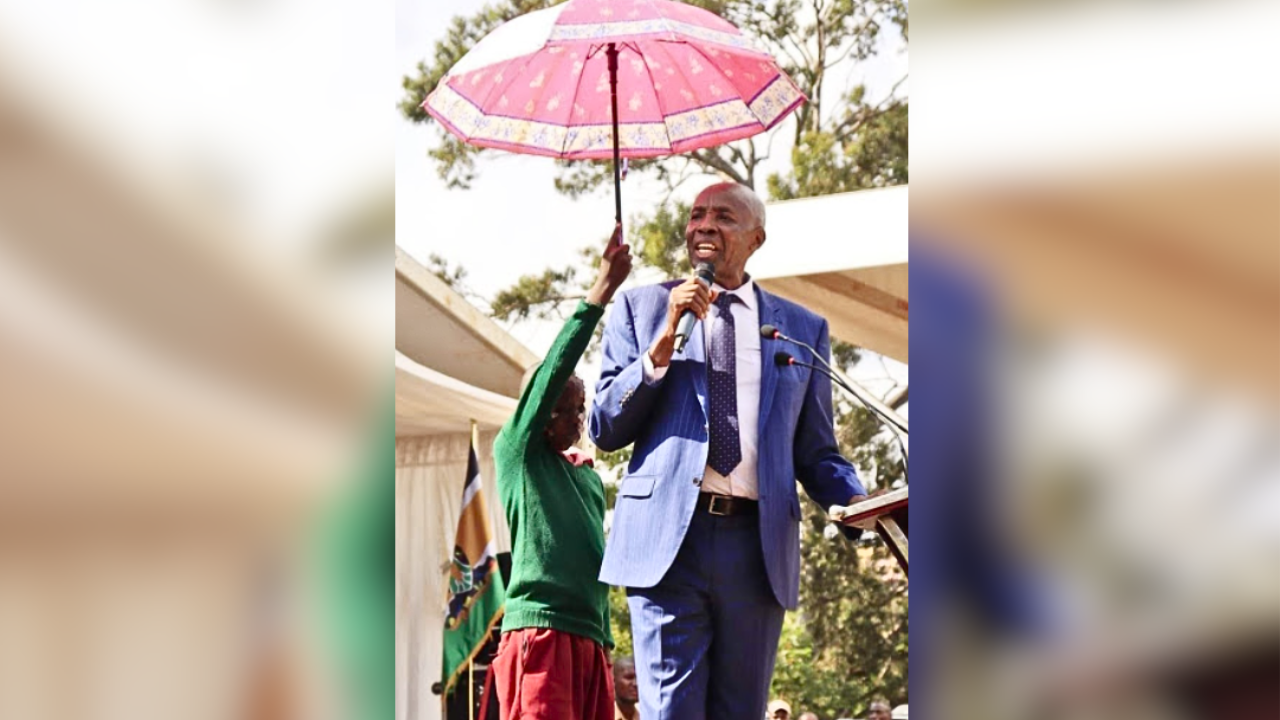 NTV Kenya: CS Machogu speaks on viral umbrella photo