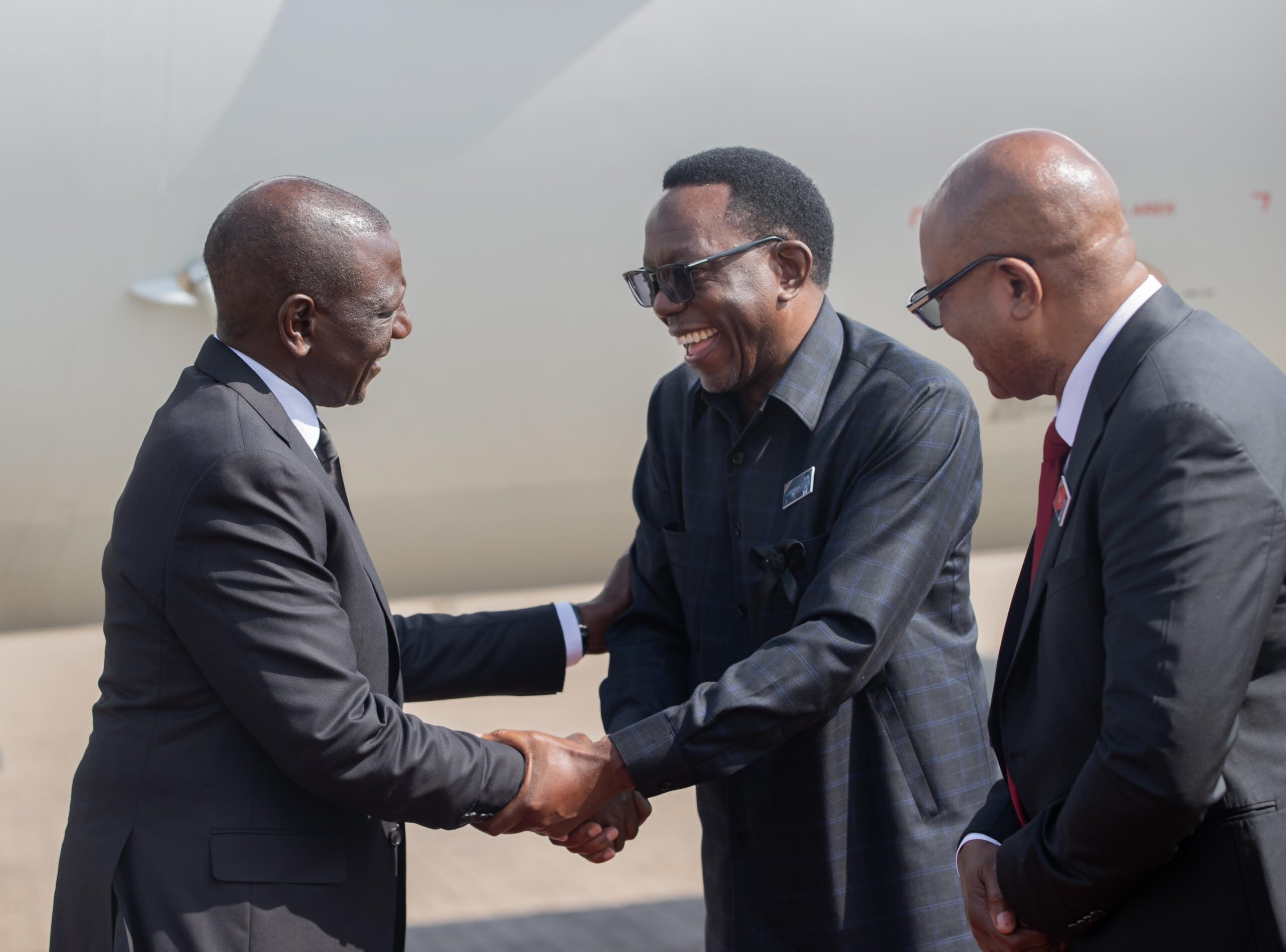 NTV Kenya: In pictures: Ruto arrives in Namibia for President Geingob’s ...