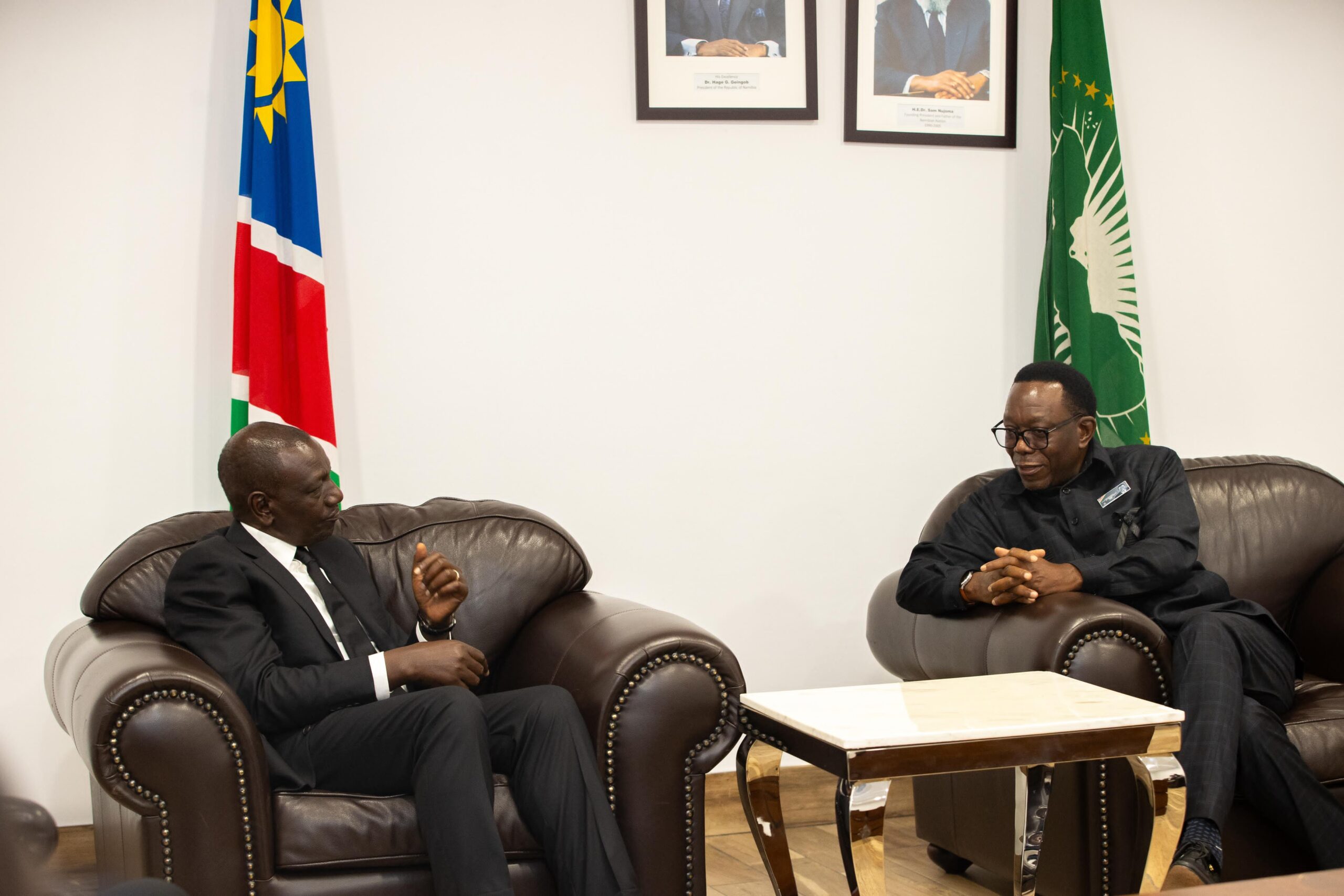 NTV Kenya: In pictures: Ruto arrives in Namibia for President Geingob’s ...