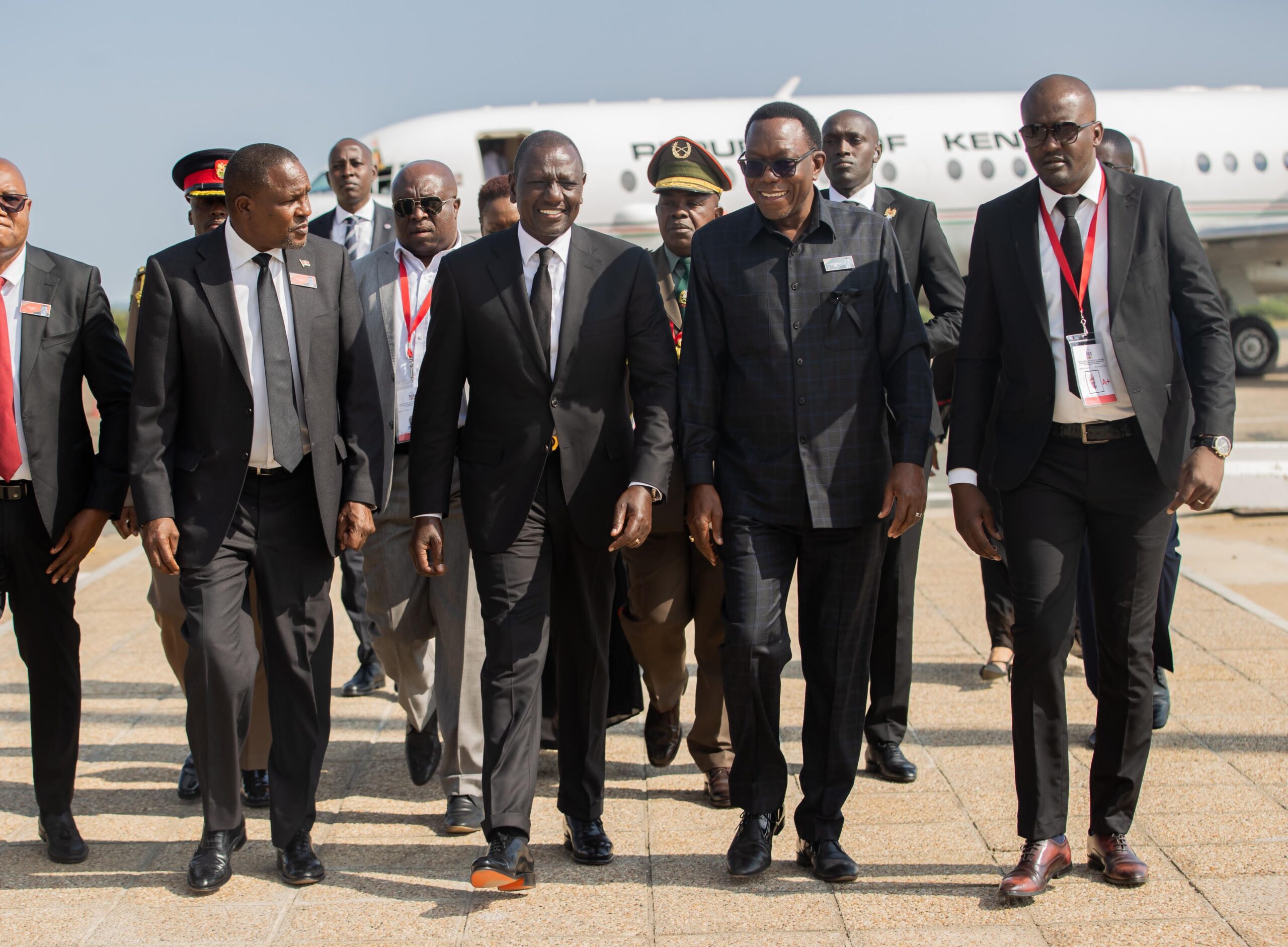 NTV Kenya: In pictures: Ruto arrives in Namibia for President Geingob’s ...