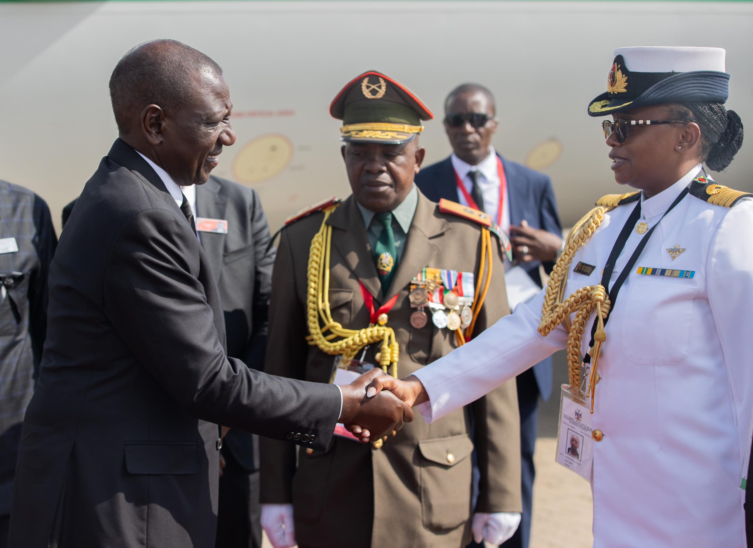 NTV Kenya: In pictures: Ruto arrives in Namibia for President Geingob’s ...
