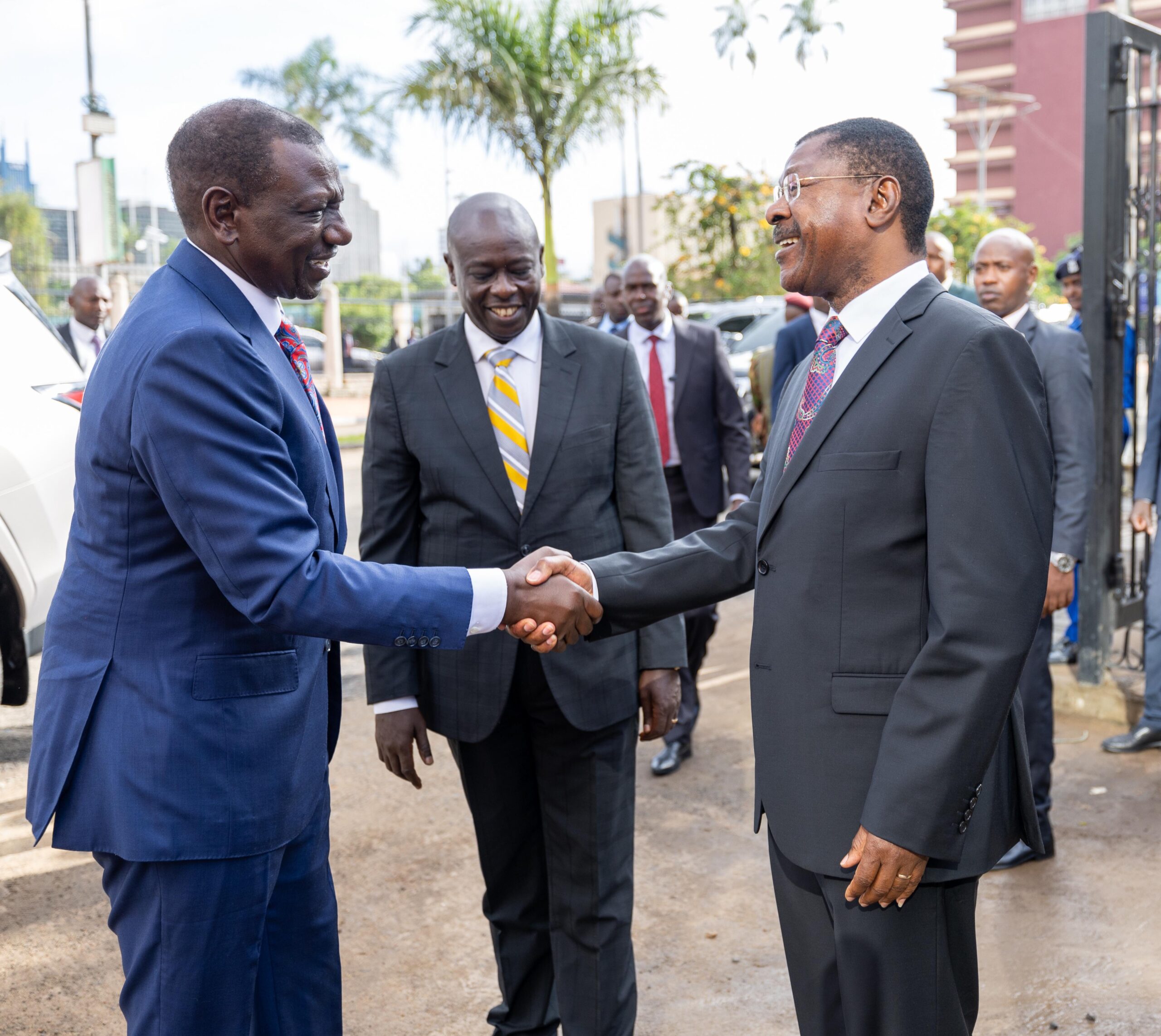 NTV Kenya: In pictures: President Ruto opens Bunge Tower
