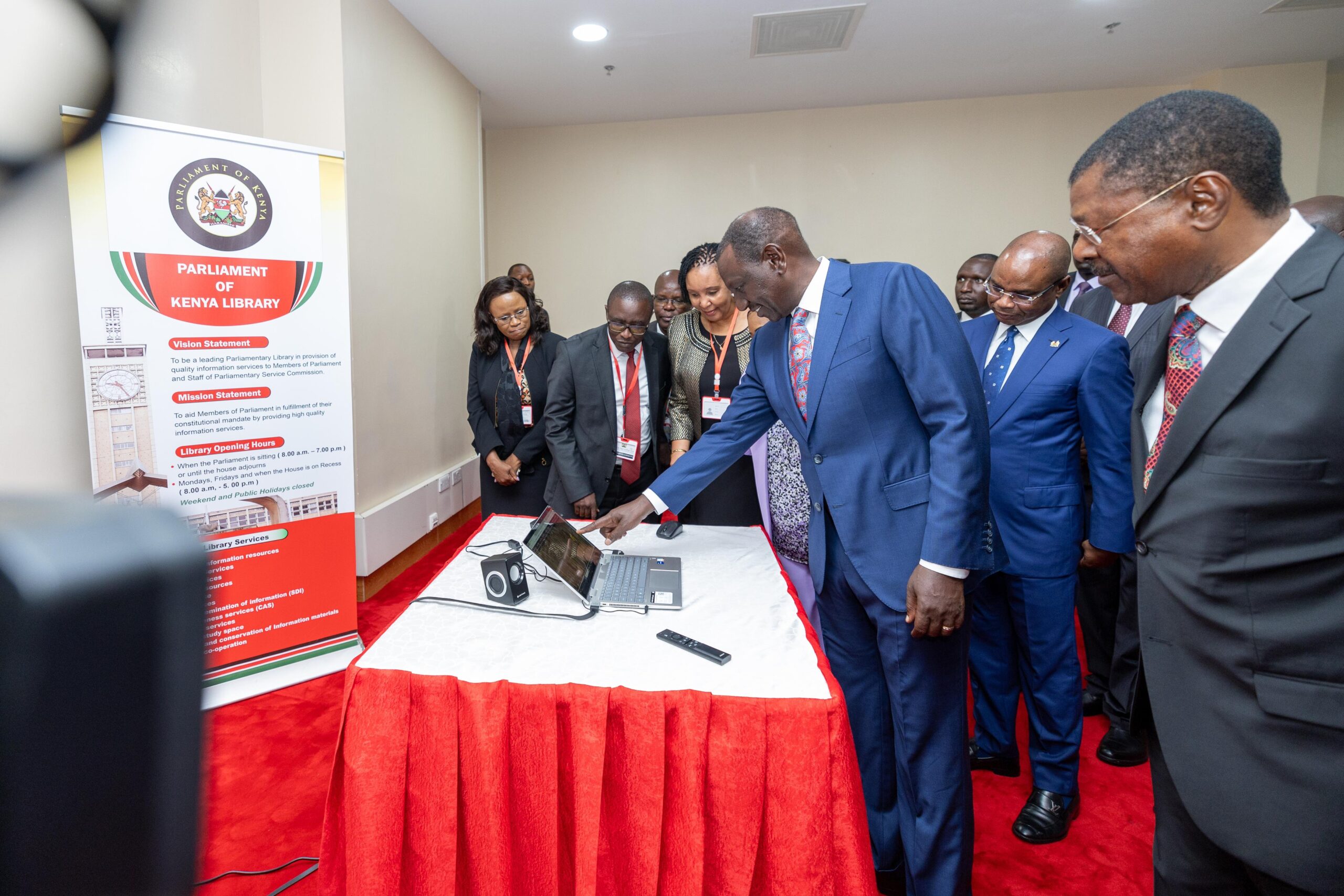 NTV Kenya: In pictures: President Ruto opens Bunge Tower