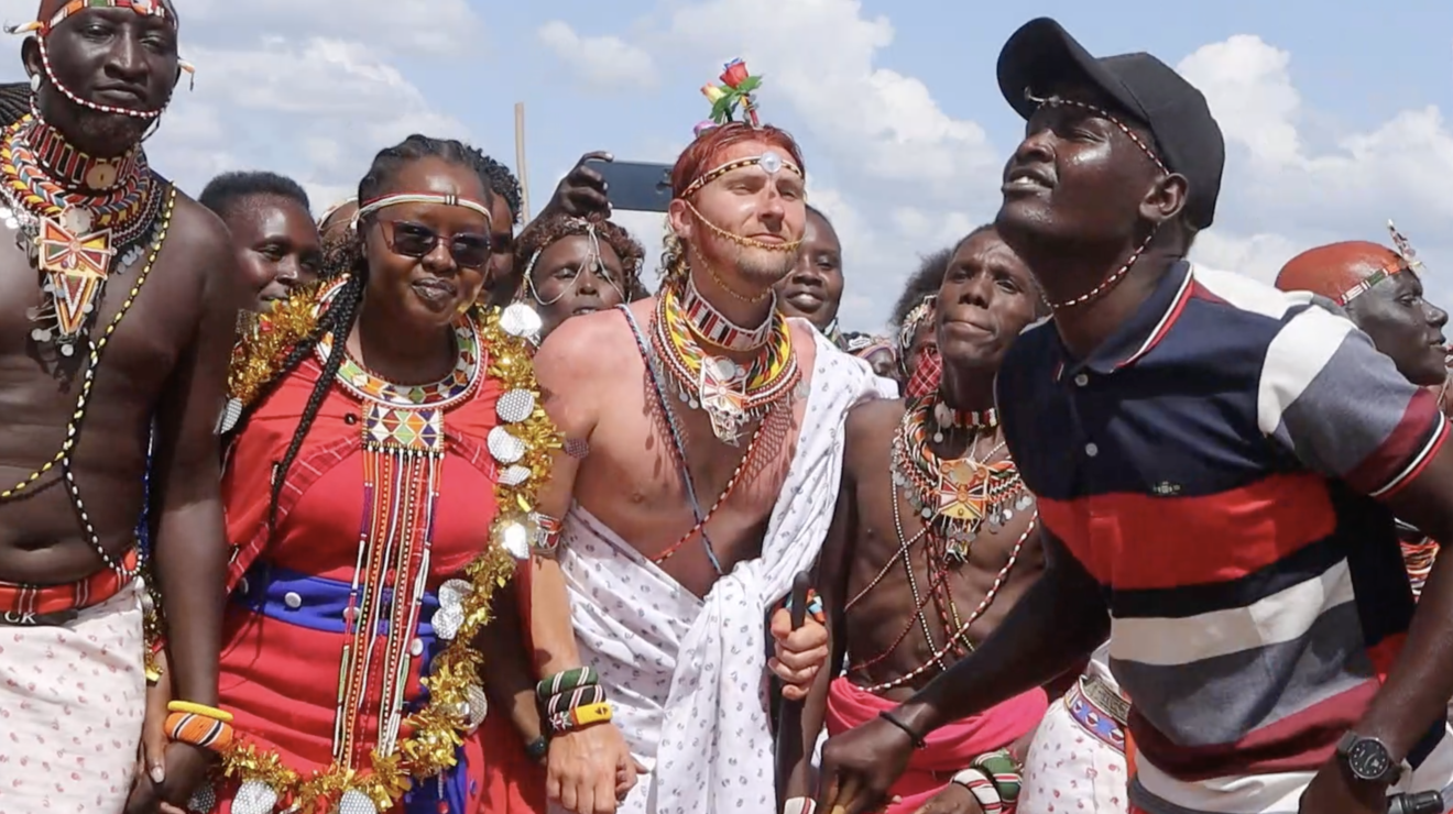 NTV Kenya: Max Lemayian: How Swedish man became a Moran