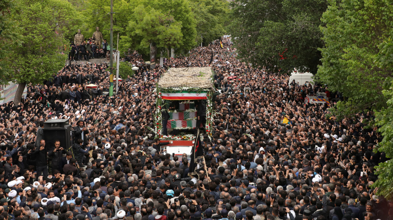 NTV Kenya: Mourners gather for the funeral procession of Iran’s president