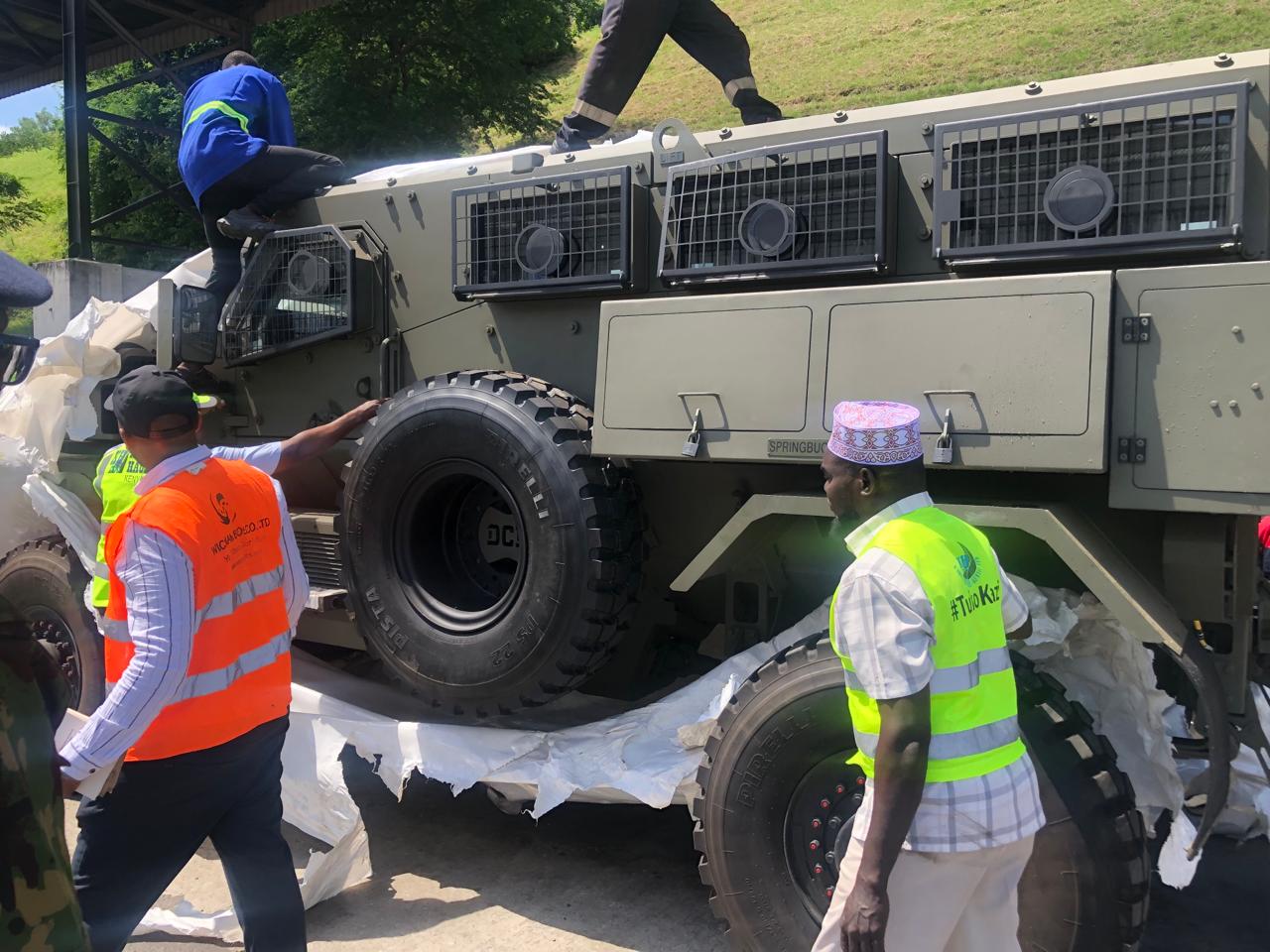 NTV Kenya: In pictures: CS Kindiki receives new security equipment in ...
