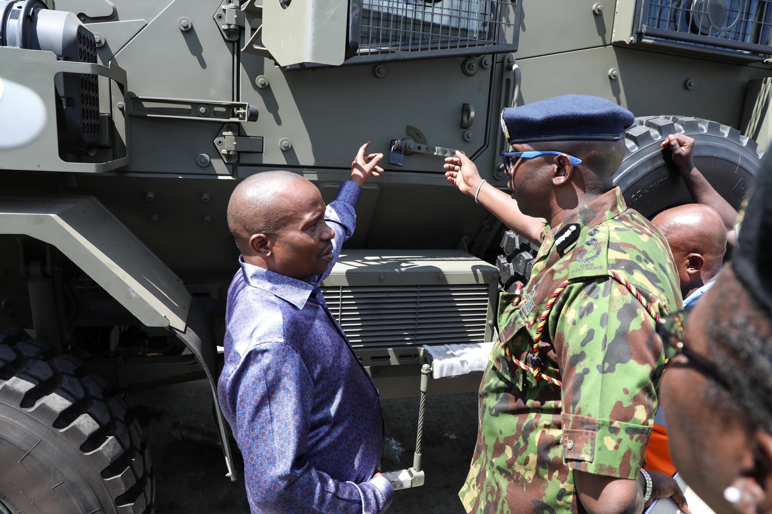NTV Kenya: In pictures: CS Kindiki receives new security equipment in ...
