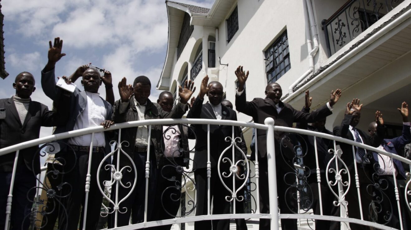 NTV Kenya: Molo clergy hold prayers at MP Kuria Kimani’s house ...