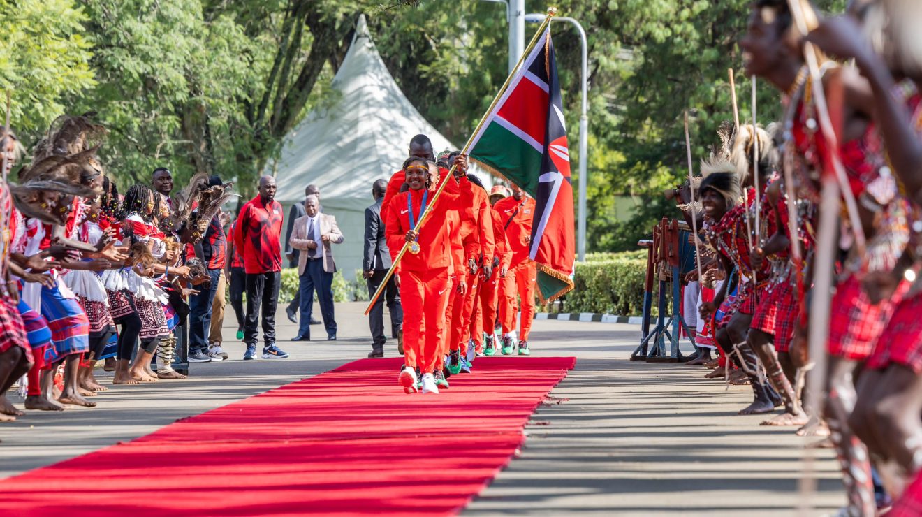 NTV Kenya: President Ruto hosts Kenyan Olympic team at Eldoret State Lodge