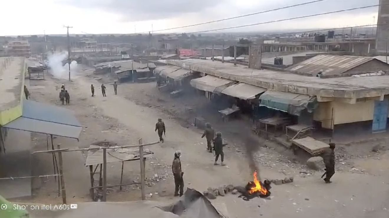 NTV Kenya: Kitengela: Seven protesters arrested, shops closed for most ...