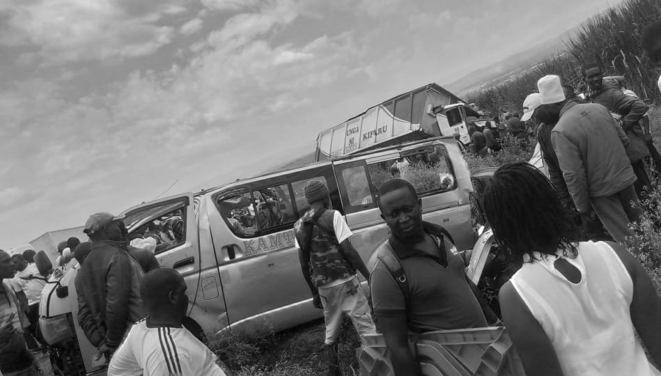 NTV Kenya: 9 killed in Kericho road crash involving truck and matatu