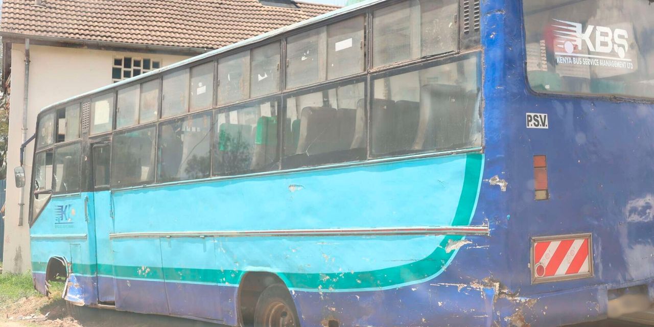 NTV Kenya: Police seek KBS driver after bus rams into boda boda, kills two in Kilimani
