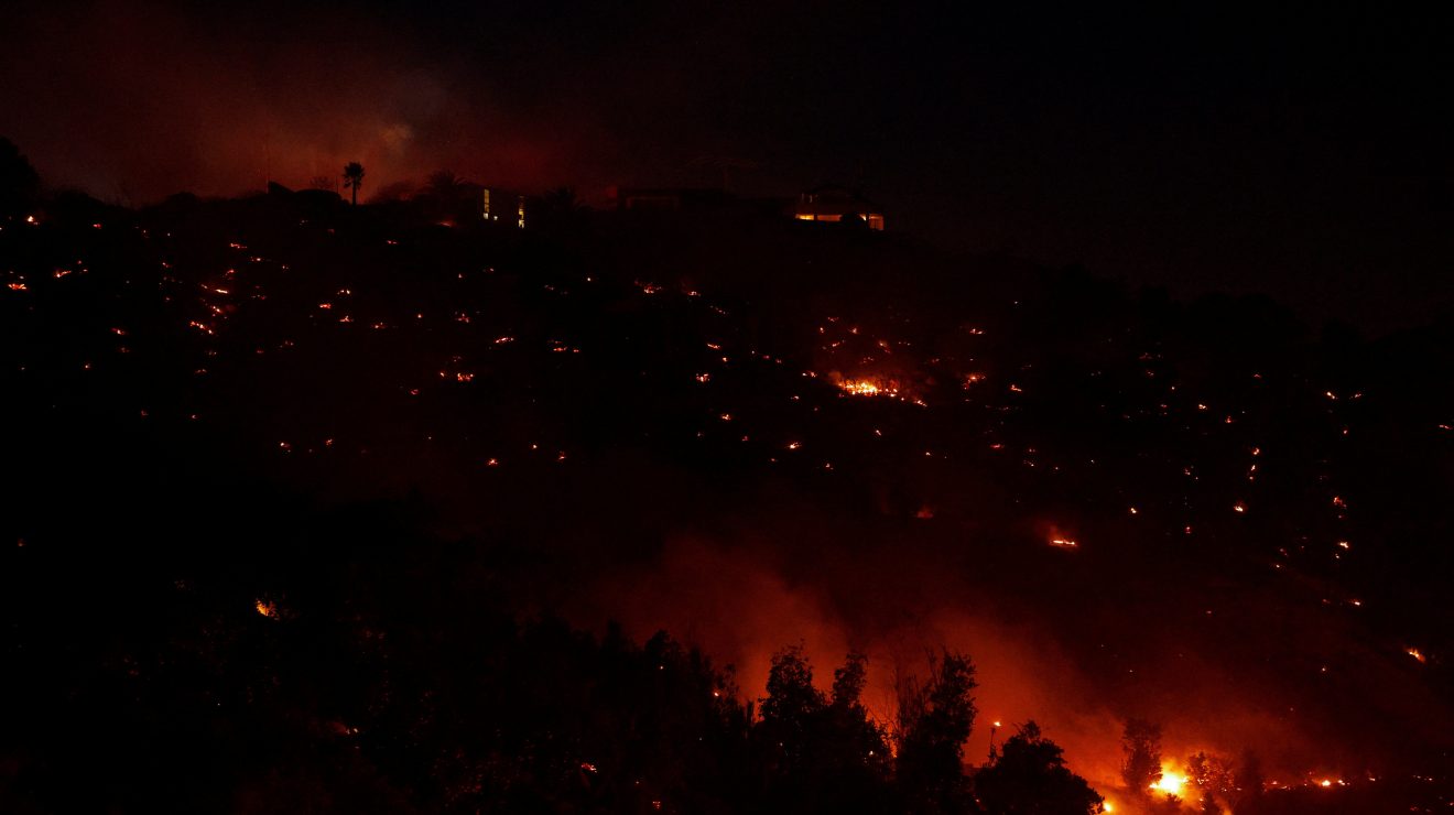NTV Kenya: New wildfire near Los Angeles explodes to 9,400 acres ...