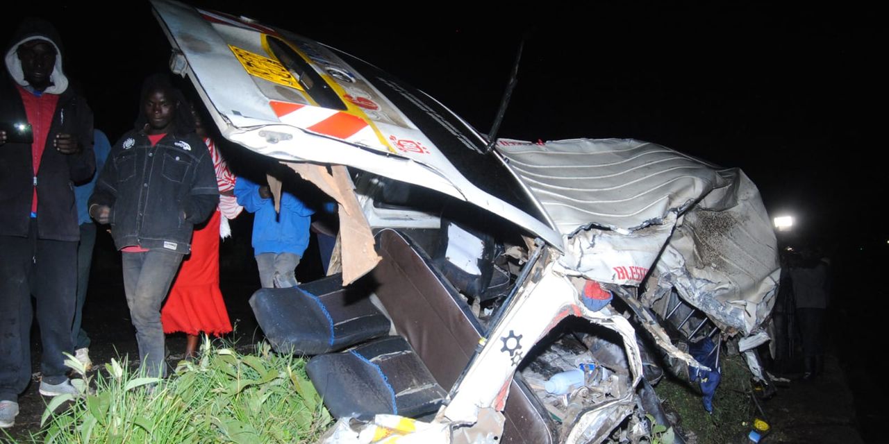 NTV Kenya: 12 dead in Nakuru crash as matatu collides head-on with lorry