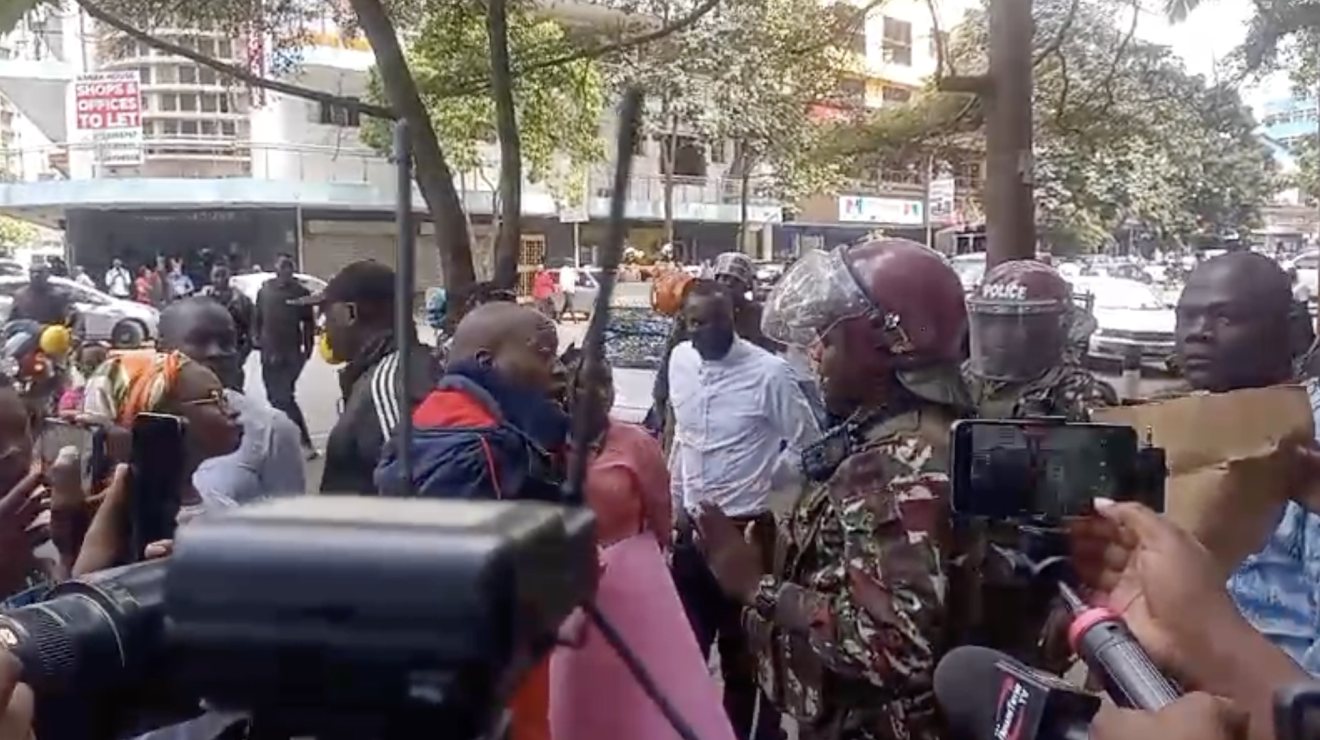NTV Kenya: Nairobi CBD demos: Protesters demand DIG Lagat’s resignation