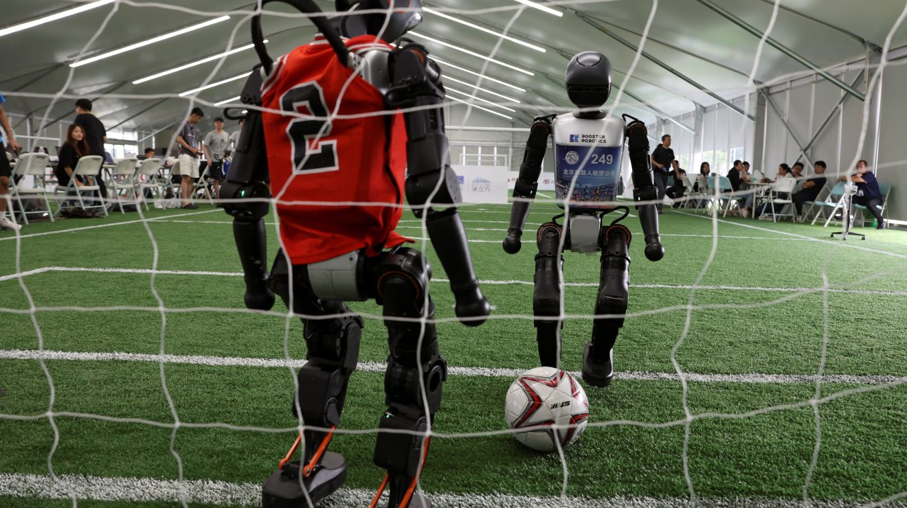 NTV Kenya: Chinese robot football teams gear up for World Humanoid ...
