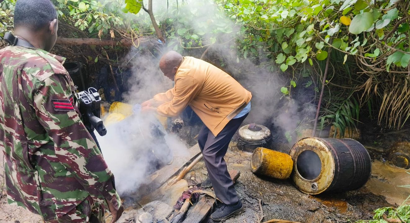 NTV Kenya: Nacada nets 50,000 litres of illicit brew in Kericho crackdown