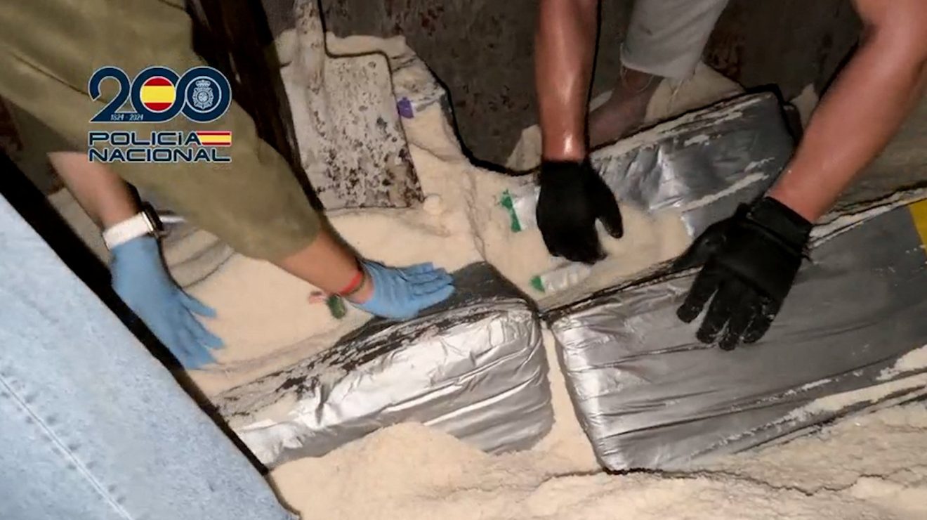 NTV Kenya: Spanish police seize record 10 tons of cocaine hidden in ...